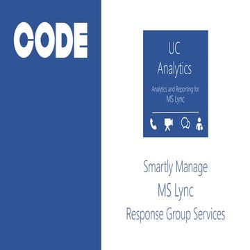 UC Analytics - Lync RGS Monitor | PDF