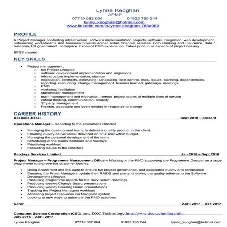 Travis Perkins Group IT Feedback | DOCX