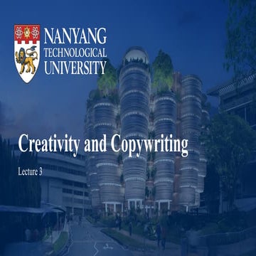 Creativity and Copywriting - Strategy | PDF