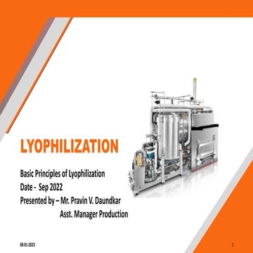 Lyophilization | PPT