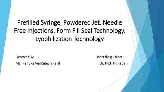 Needle free injections | PPTX