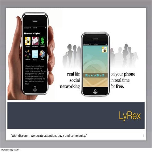 LyRex Business Presentation | PDF | Internet | Computing