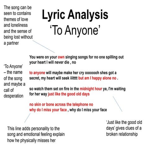 Lyric analysis | PDF