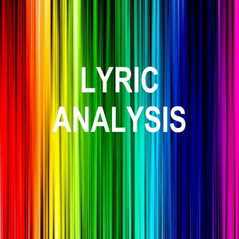 Lyric analysis