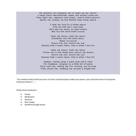 Song Lyric Analysis | PDF