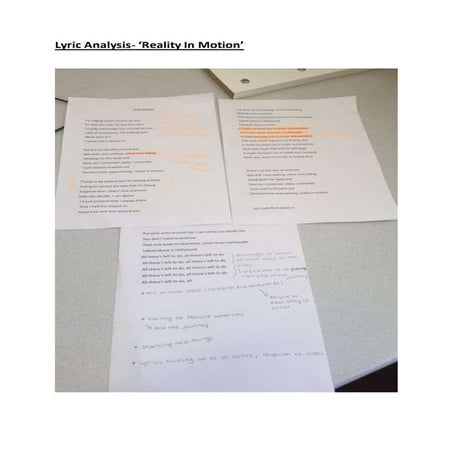 Lyric analysis | PDF