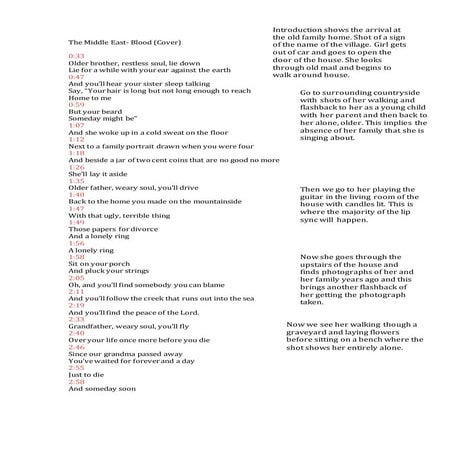 Lyric breakdown | DOCX | Country Music | Music