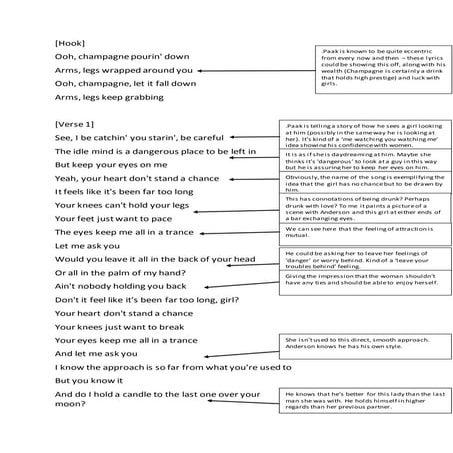 Lyrics | DOCX | Romance | Genres