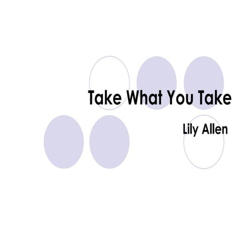 Lyrics Analysis | PPT