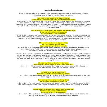 Lyrics Breakdown | DOCX