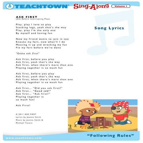 Lyrics followingrules | PDF