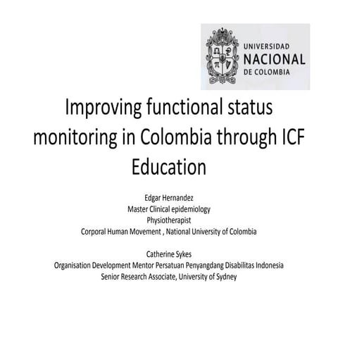ICF as Catalyst for Interprofessional Collaborative Practice | PPTX