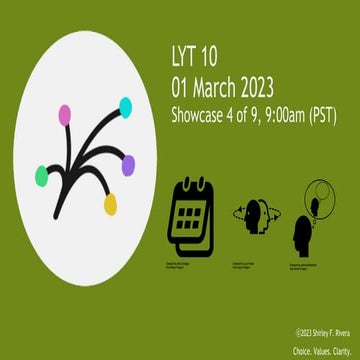 Linking Your Thinking (LYT) Workshop 10 Showcase | PDF