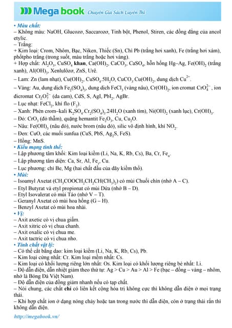 Tom tat-ly-thuyet-chuong-5-hoa-hoc-10 | PDF