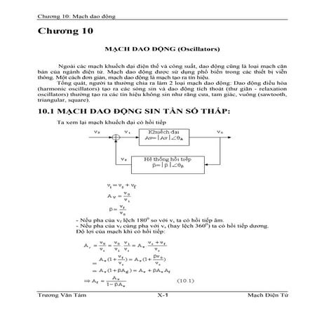 Ly thuyet mach dao dong | PDF