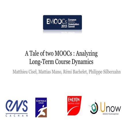 M. CISEL, M. MANO emoocs2015 | PPT