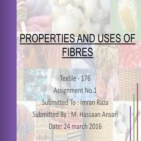 Different Types Of Fibers With Pictures & Their Properties | PDF