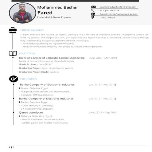 M.besher cv | PDF