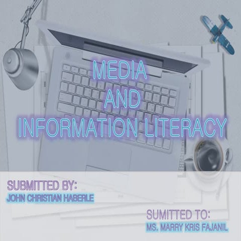 Media and Information Literacy | PPT