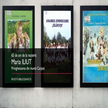 Maria Iliuț - interpretă de muzică populară | PDF