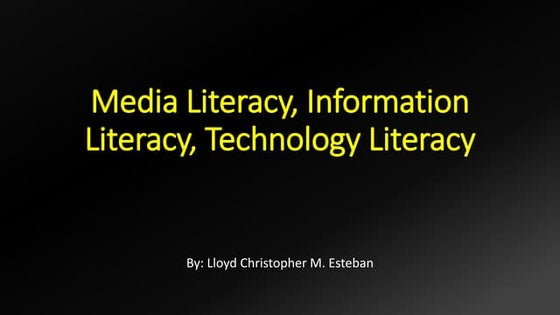 Media & its Types & Uses | PPT