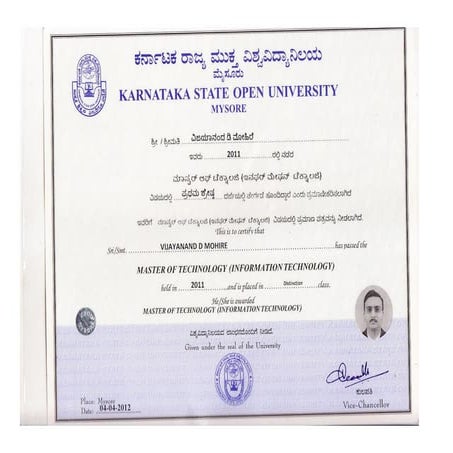 M.Tech-IT Degree | PDF