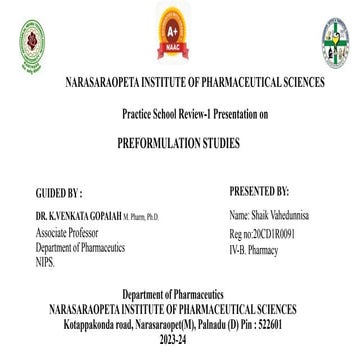 Formulation Development Pptx