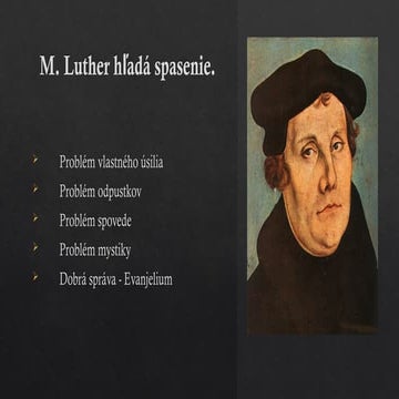 Martin Luther presentation at the day of reformation | PPTX