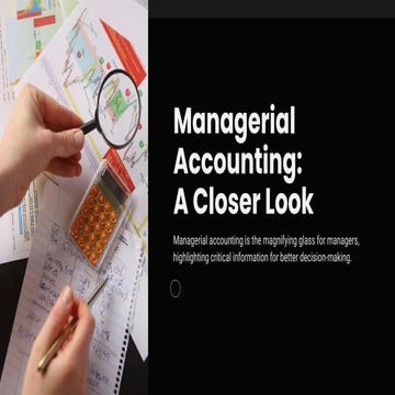 MANAGEMENT ACCOUNTING REVIEW, EXAMPLE, FORMULA | PPT