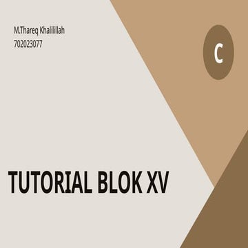 tutorial Skenario C Blok 15 tahun ajaran 23 | PPTX