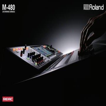 Roland M-480: 48-Channel Live Digital Mixing Console | PDF