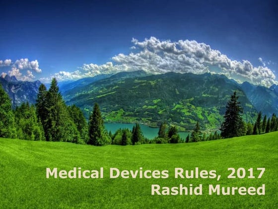Registration of medical devices in Pakistan | PPTX