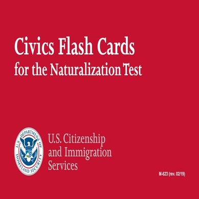 US Citizenship Test Questions 2019 | PDF