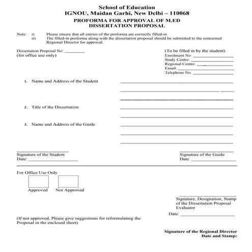 M.ed. proforma for approval | DOC