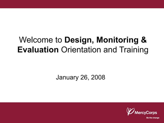 Design Monitoring And Evaluation In Humanitarian Interventions Across