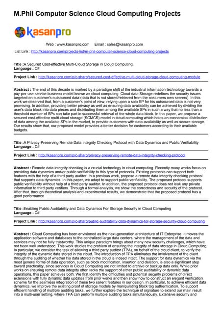 Dotnet 2015 2016 Ieee Project List V With Abstract Pdf