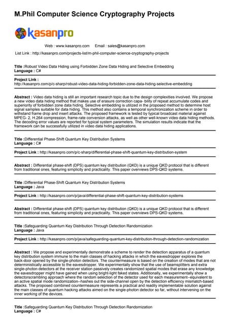 VERIFICATION OF QUANTUM CRYPTOGRAPHY PROTOCOLS BY MODEL CHECKING1010ijnsa04 | PDF