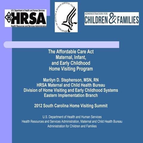 Updates from Maternal Infant and Early Childhood Home Visiting | PPTX