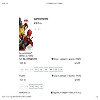 M-Tix, Cinema XXI, Cinema 21, 21 Cineplex.pdf