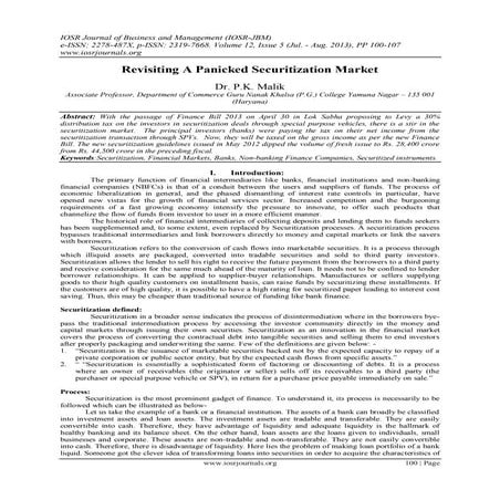 Securitization | PPT