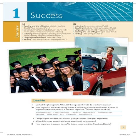 expert cae unit 1 | PDF | Resume Writing and Advice | Job Search