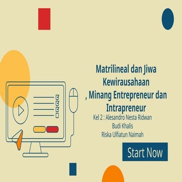 M05-Matrilineal dan Jiwa Kewirausahaan, Minang Entrepreneur dan Intrapreneur-kel2R2.pptx