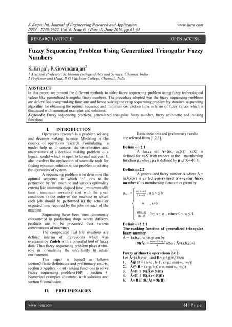 11application Of Branch And Bound Method For Optimal Two Stage Flow Shop Scheduling Problem