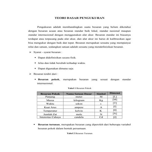 M0 teori dasar pengukuran | DOC