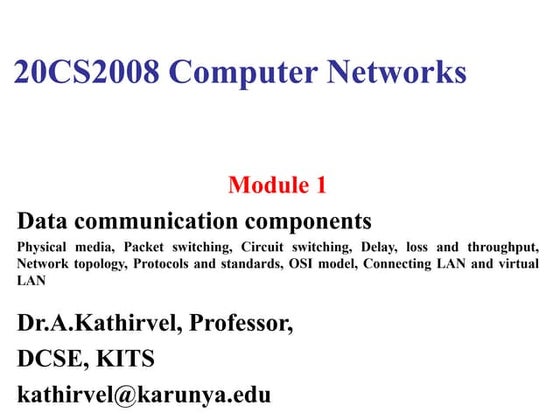 Lecture2 mac learning | PPT | Computer Networking | Computing