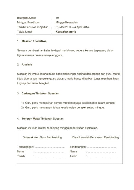 Karangan jenis catatan | DOCX