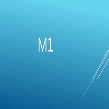 M1 (1) | PPT