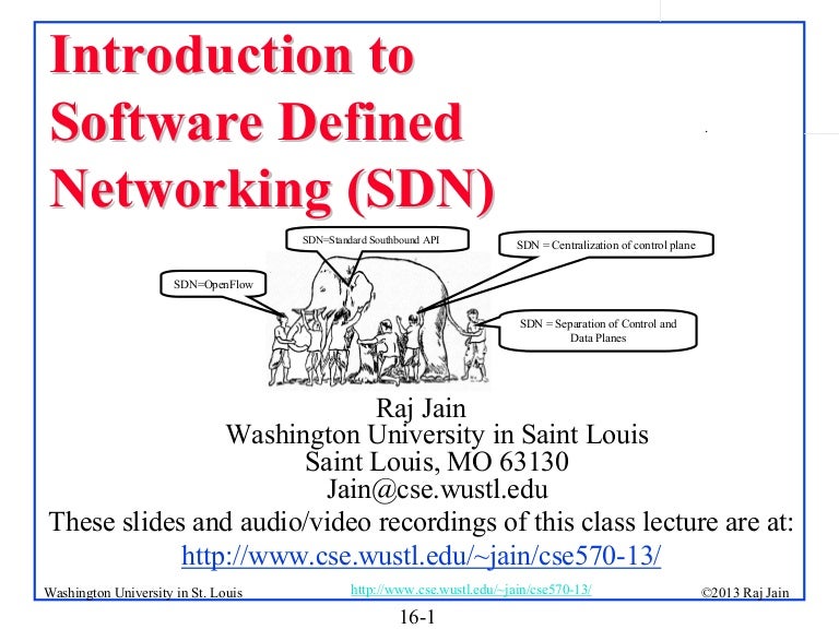 Software defined networking sdn introduction Software defined networking sdn introduction