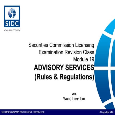 M19 April 2018 i-Biz WLL SIDC M19 materials | PDF