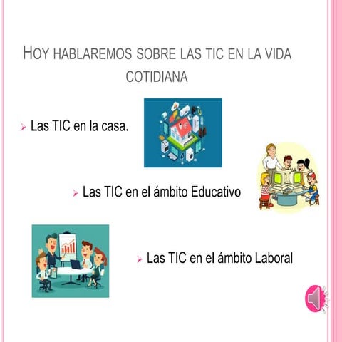 LAS (TIC ) EN SUS DIFERENTES AMBITOS | PPTX